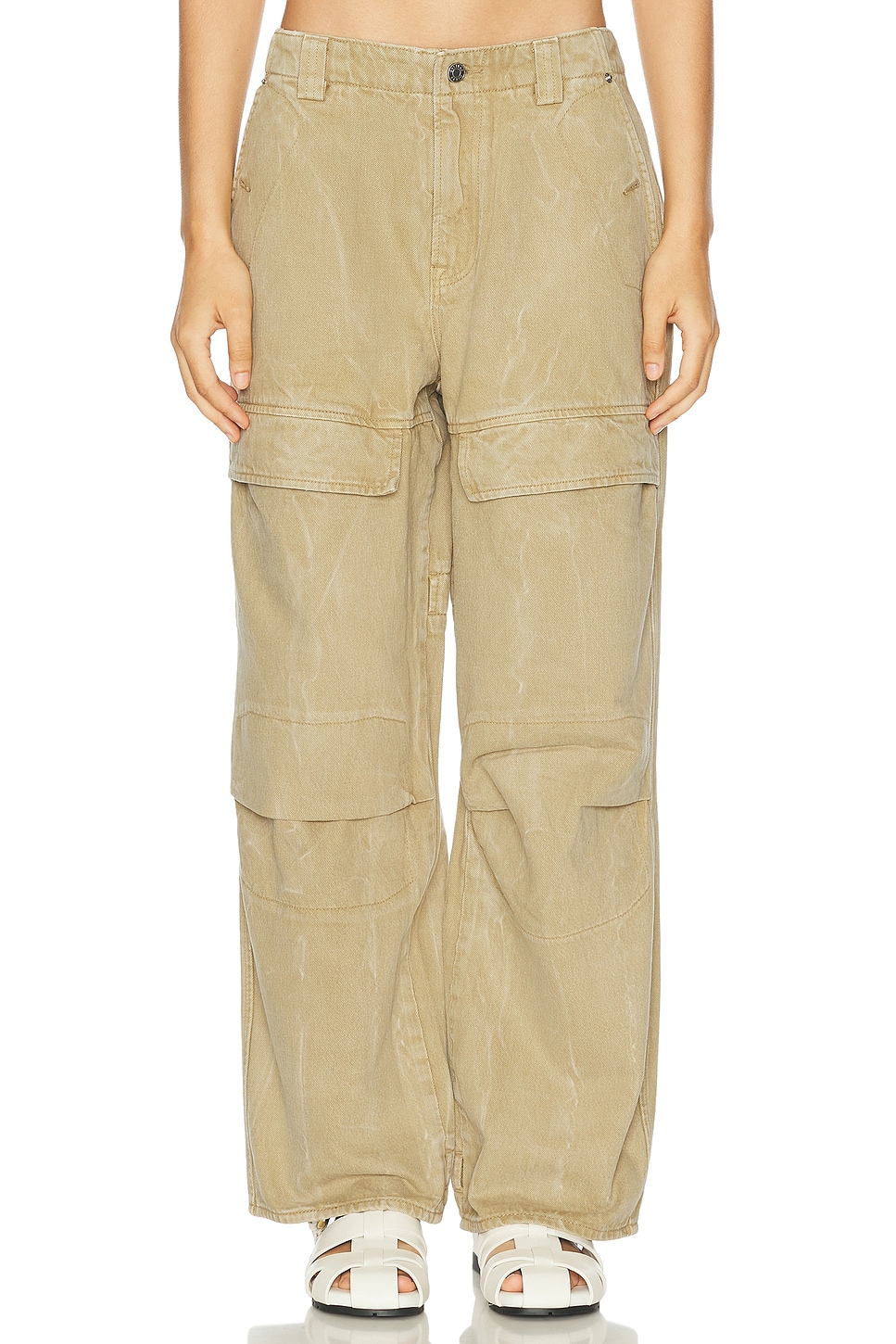 GRLFRND Steph Low Rise Cargo Jeans